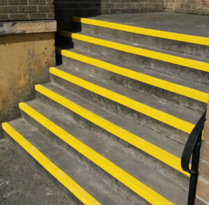 Yellow Non Slip High Strength Stair Nosing For Slippery Step - Stair ...