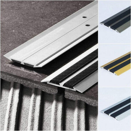 Aluminium Door Flat Threshold With Double Rubber 45mmx1000mm - Stair ...